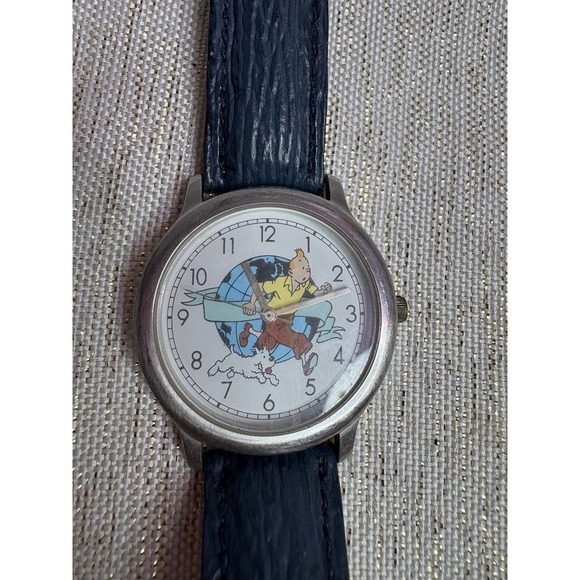 Accessories | Tintin Snowy Milou Running Globetrotter Wristwatch ...